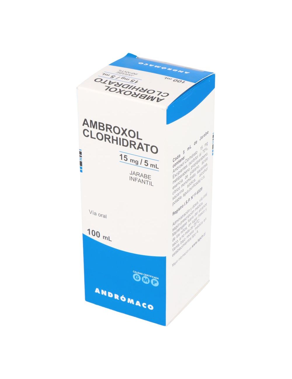 AMBROXOL CLOHIDRATO 15MG/5ML JARABE INFANTIL ANDROMACO