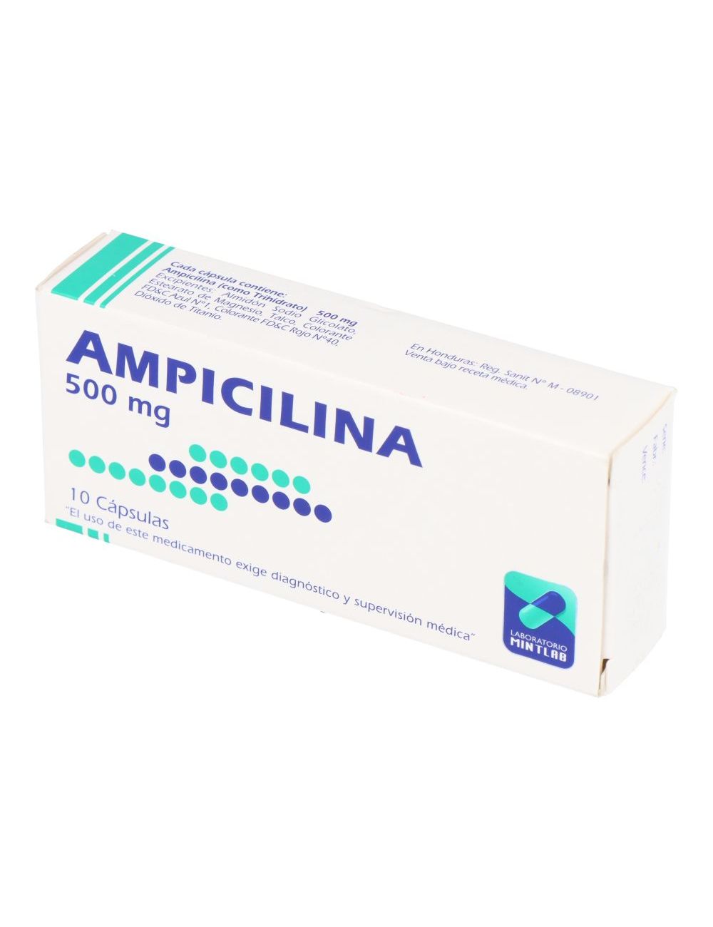 Precio Ampicilina 500 mg 10 Cápsulas | Farmalisto CL
