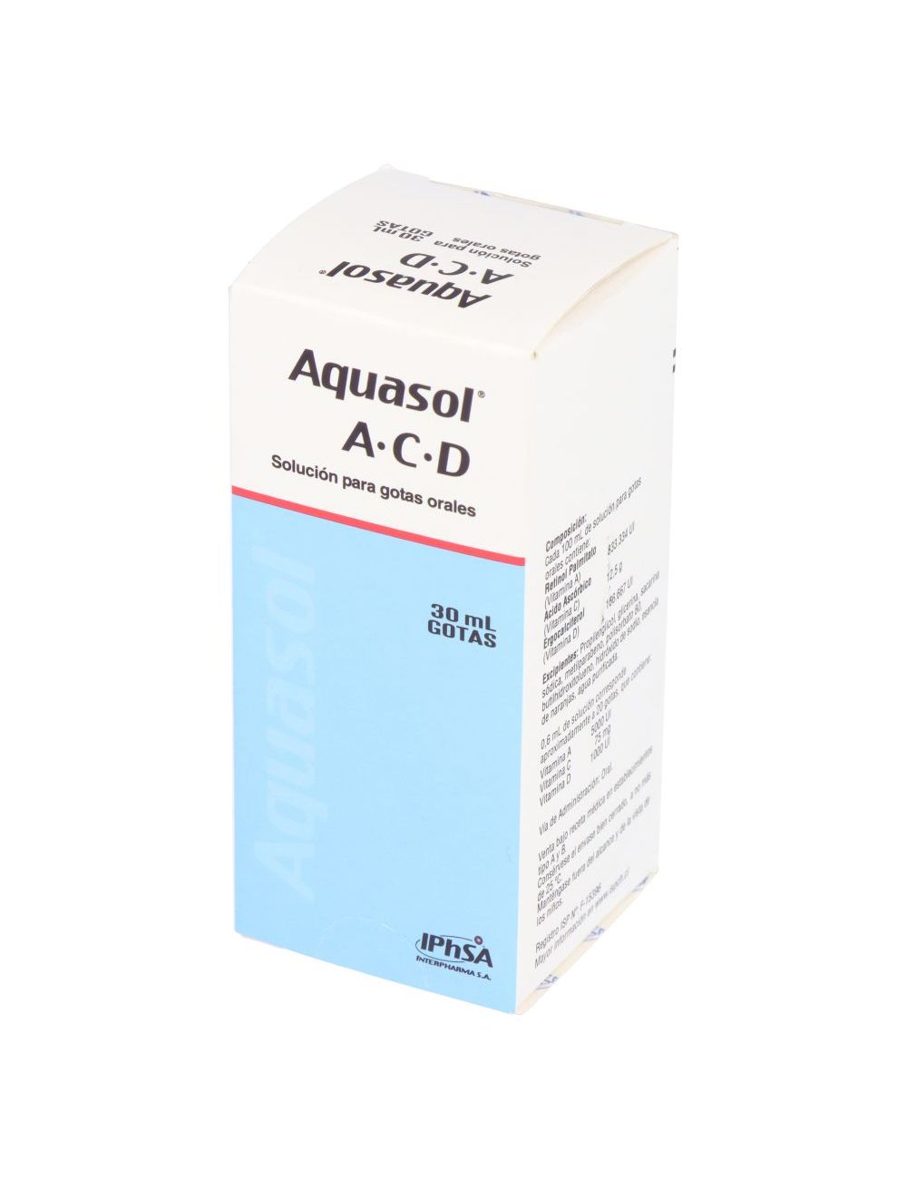 VITAMINAS A-C-D AQUASOL ACD VITAMINAS GOTAS 30 ML IPHSA
