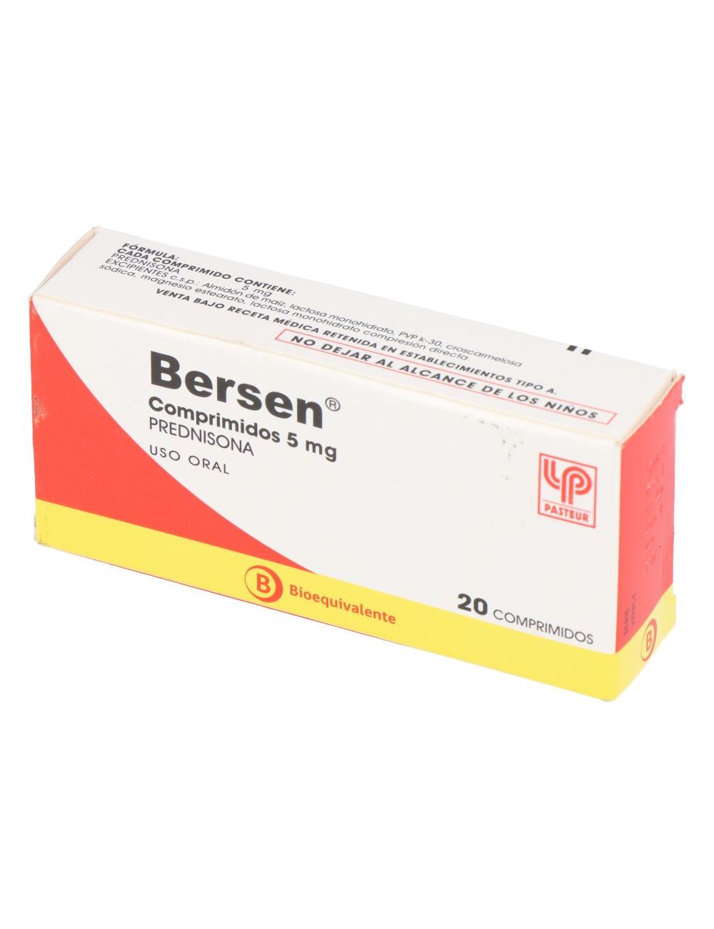 Precio Prednisona Bersen 5 mg 20 Comprimidos | Farmalisto CL