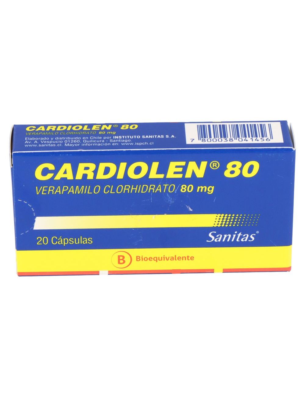 Precio Cardiolen 80 mg 20 Capsulas | Farmalisto CL