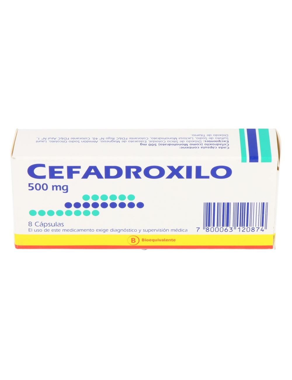 CEFADROXILO 500 MG 8 CAPSULAS BIOEQUIVALENTE MINTLAB