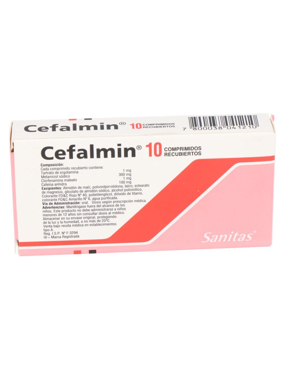 Precio Cefalmin 10 Comprimidos Recubiertos | Farmalisto CL