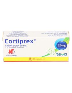 Precio Prendisona Cortiprex 20 mg 20 Comprimidos | Farmalisto CL