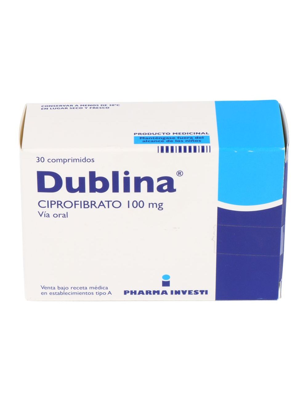 Precio Ciprofibrato Dublina 100 mg 30 Comprimidos | Farmalisto CL