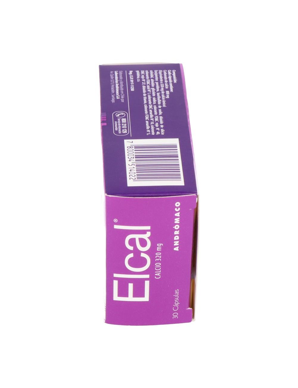 Precio Calcio Elcal 30 Capsulas 320 mg | Farmalisto CL