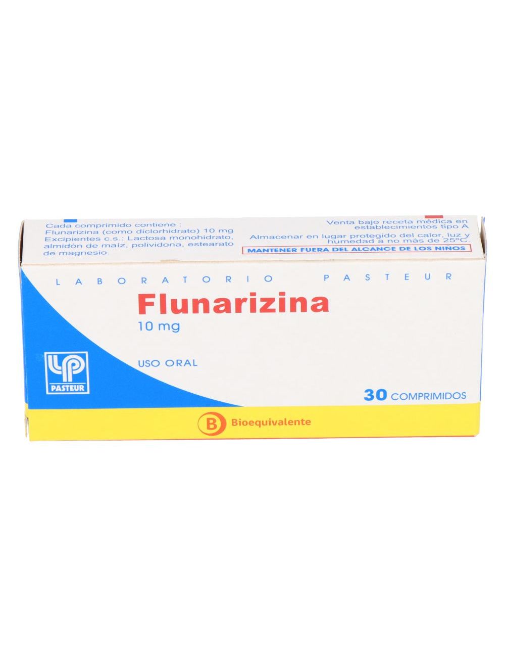 Precio Flunarizina 10 mg 30 Comprimidos | Farmalisto CL