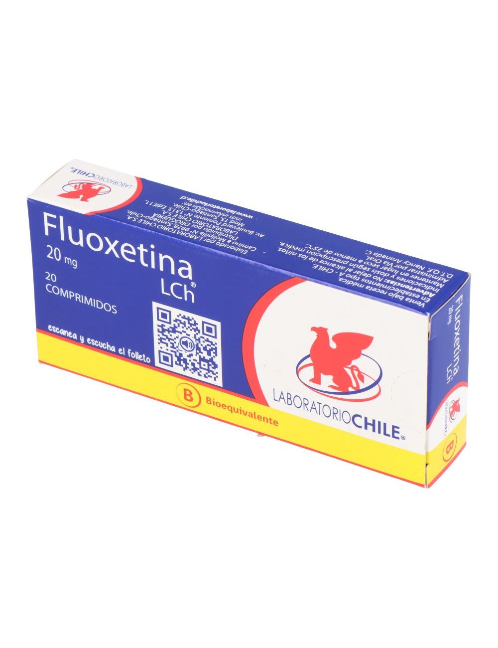 Precio Fluoxetina 20 mg 20 Comprimidos | Farmalisto CL