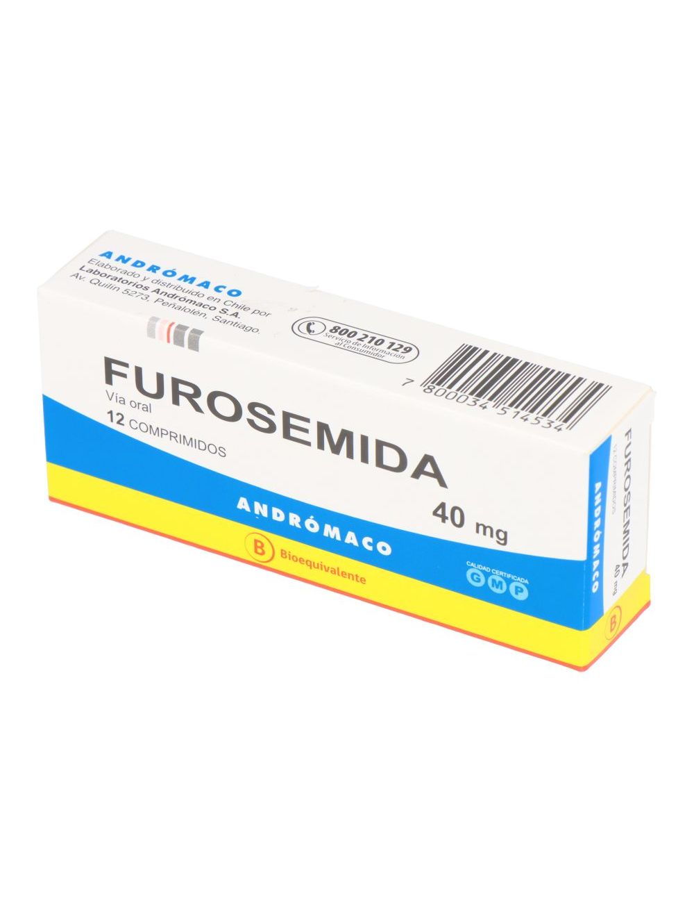 Precio Furosemida 40 mg 12 Comprimidos | Farmalisto CL