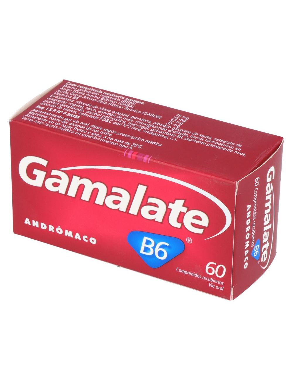GAMALATE B6 60 COMPRIMIDOS RECUBIERTOS ANDROMACO