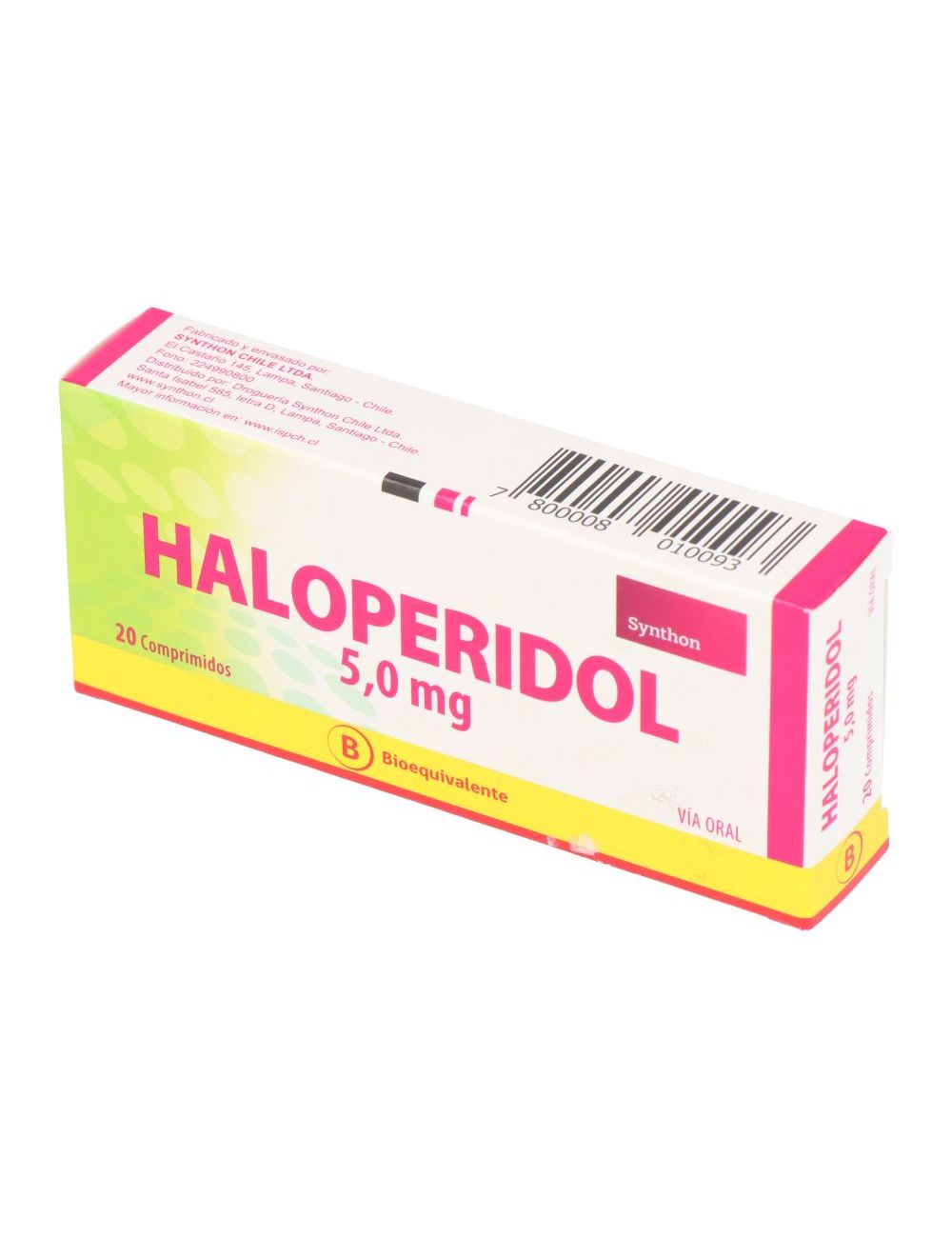 Precio Haloperidol 5 mg 20 Comprimidos | Farmalisto CL