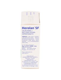Precio Herolan SF 10 mL Inhalador 200 Dosis | Farmalisto CL