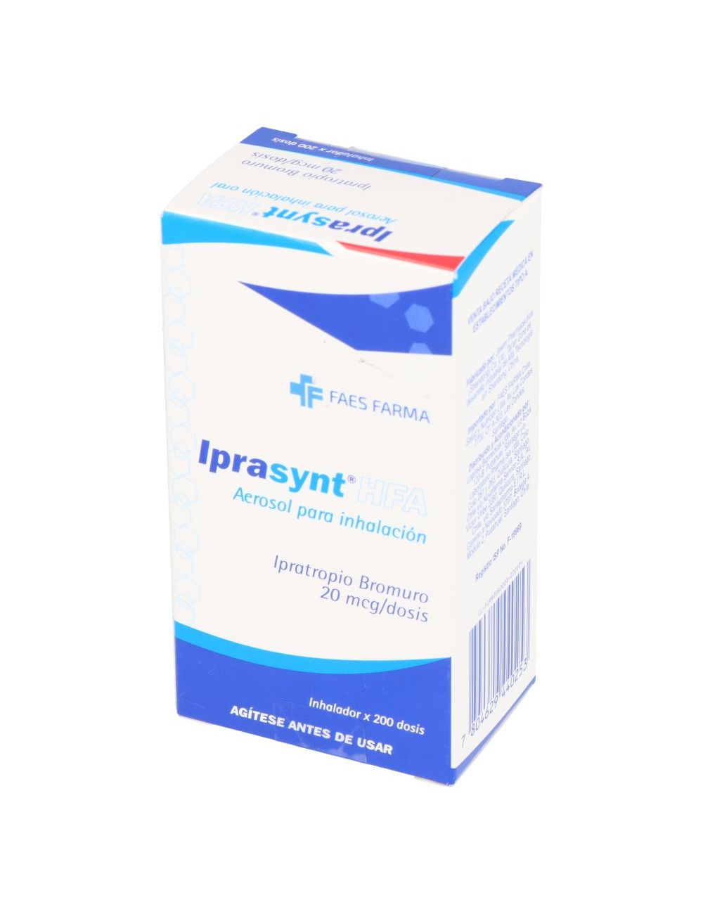 Precio Iprasynt HFA 20 Mcg Inhalador 200 Dosis | Farmalisto CL