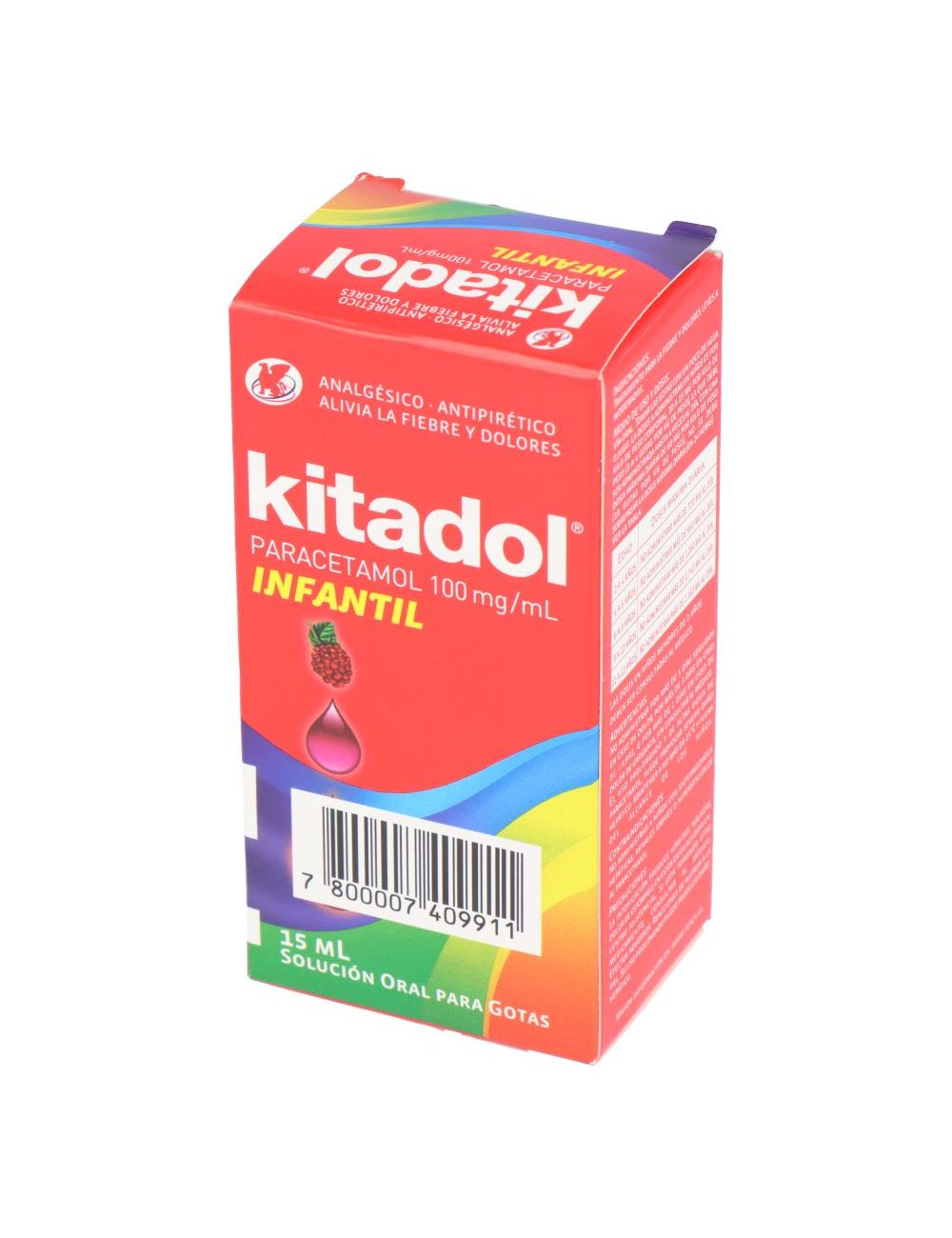 Precio Kitadol Infantil 100 mg/mL Gotas 15 mL | Farmalisto CL