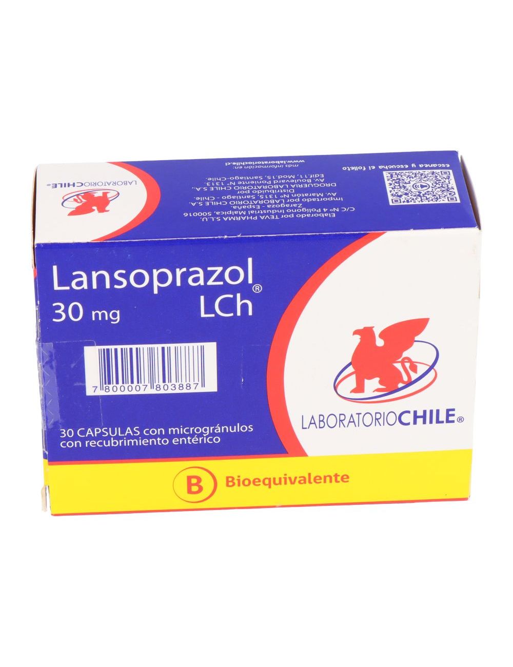 Precio Lansoprazol 30 mg 30 Cápsulas | Farmalisto CL