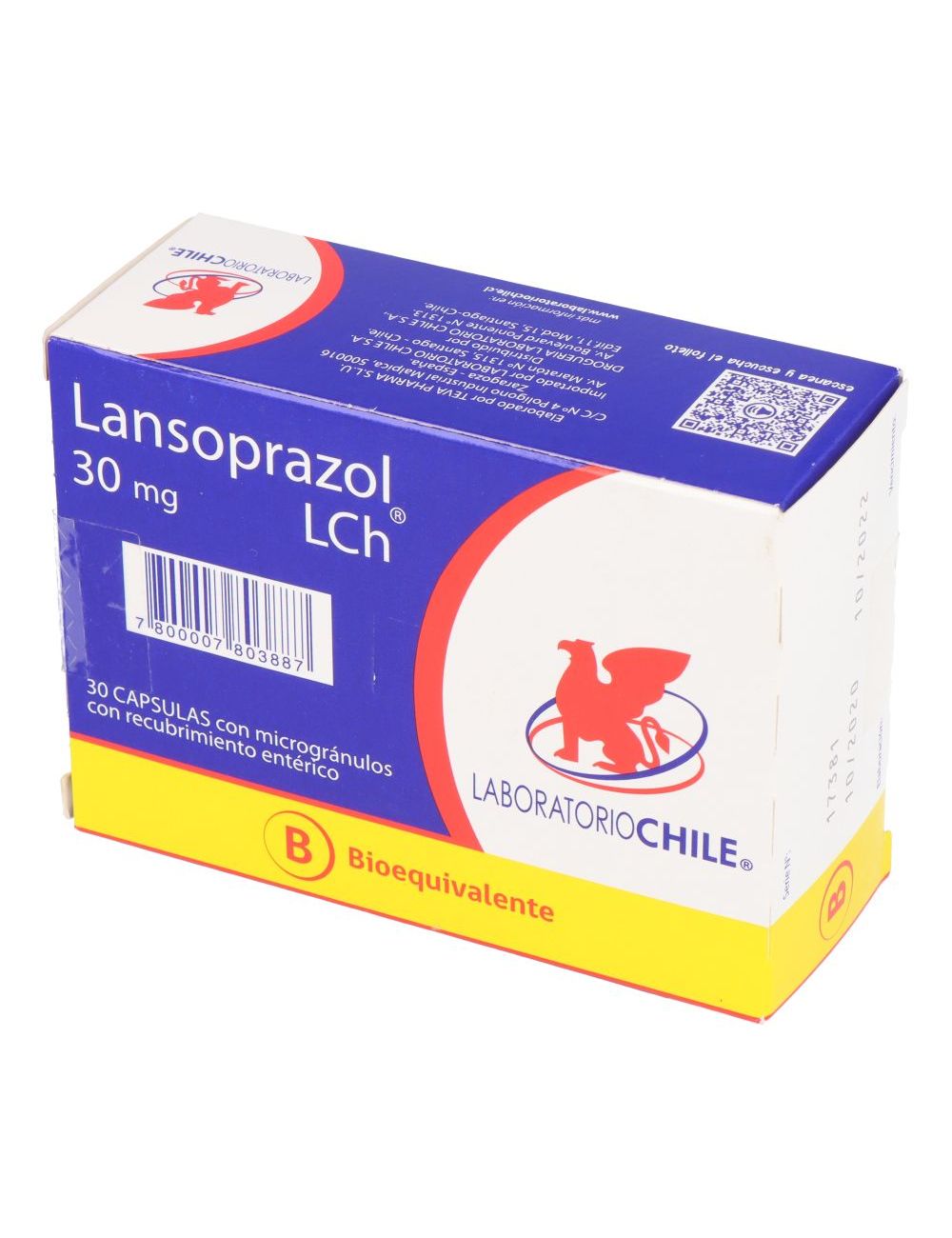 Precio Lansoprazol 30 mg 30 Cápsulas | Farmalisto CL