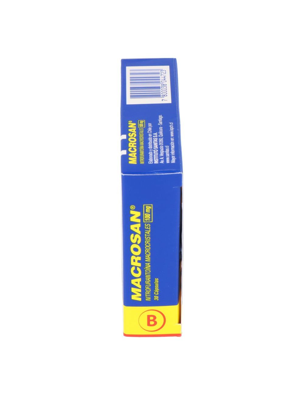 Precio Macrosan 100 mg 30 Cápsulas | Farmalisto CL