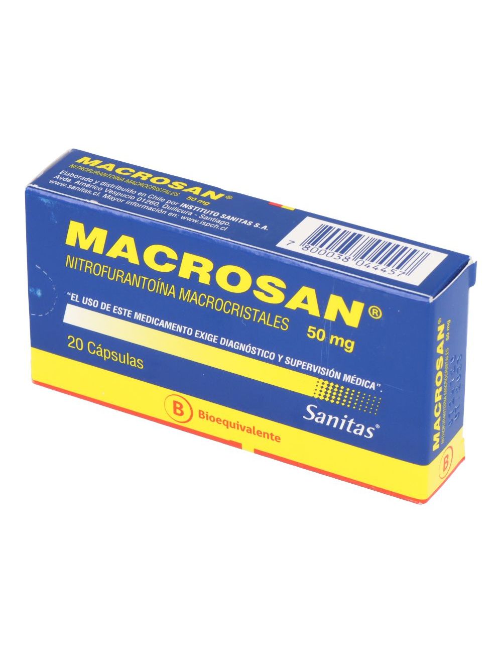 Precio Macrosan 50 mg 20 Cápsulas | Farmalisto CL