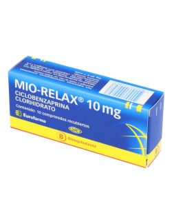 Precio Mio-Relax 10 mg 10 Comprimidos | Farmalisto CL