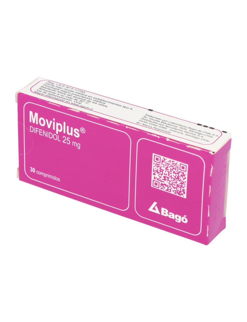 Precio Moviplus 25 mg Difenidol X 30Comprimidos | Farmalisto CL