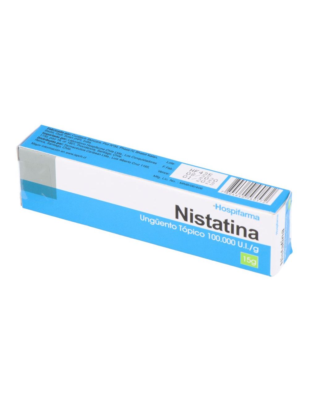 Precio Nistatina Ungüento Tópico 15 g Hospifarma | Farmalisto CL