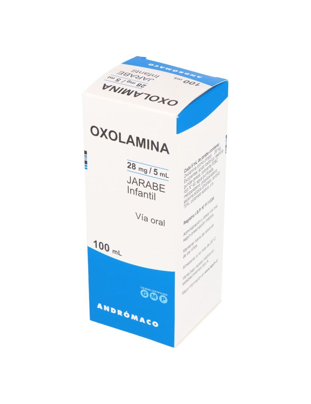 OXOLAMINA INFANTIL 28MG/5ML 100ML JARABE INFANTIL ANDROMACO
