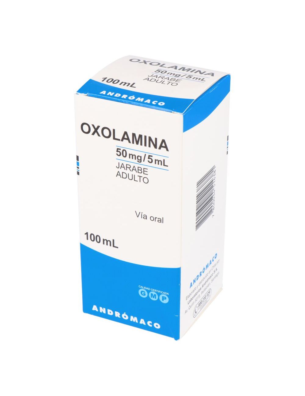 OXOLAMINA 50 MG/5ML JARABE ADULTO 100 ML ANDROMACO