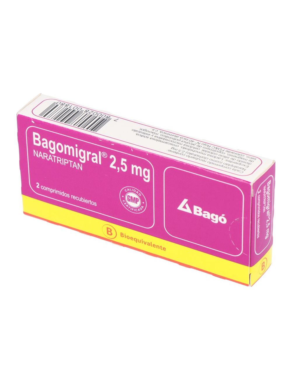 Precio Naratriptan migral 2.5 mg 2 Comprimidos | Farmalisto CL