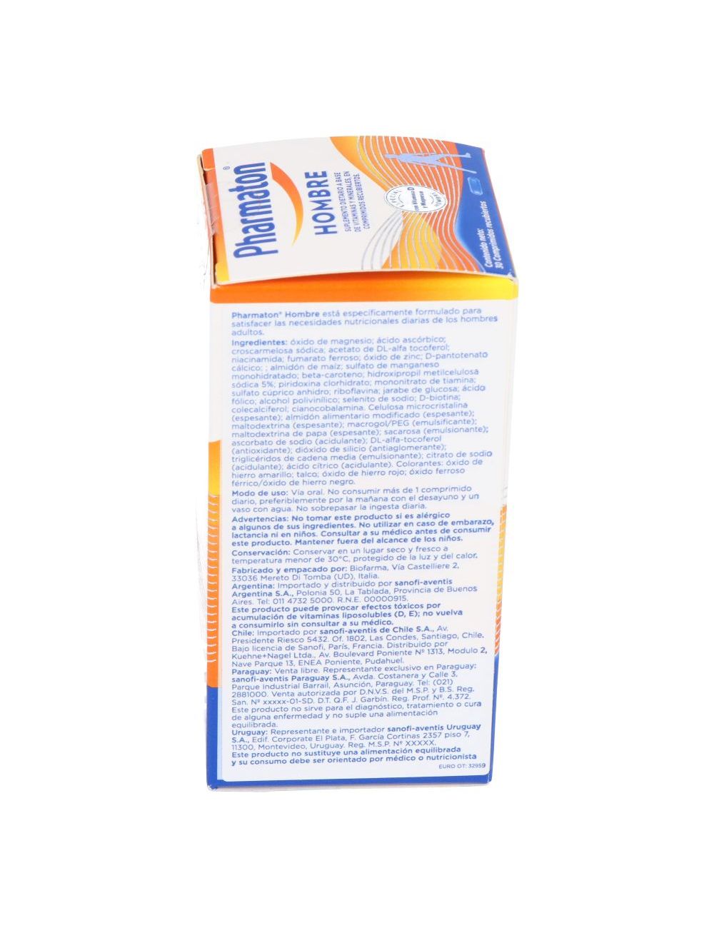 Precio Pharmaton Hombre Suplemento 30 Comprimidos | Farmalisto CL