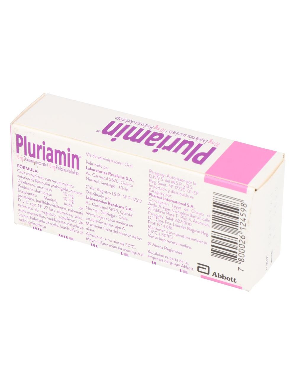 Precio Pluriamin 10 mg 30 Comprimidos | Farmalisto CL