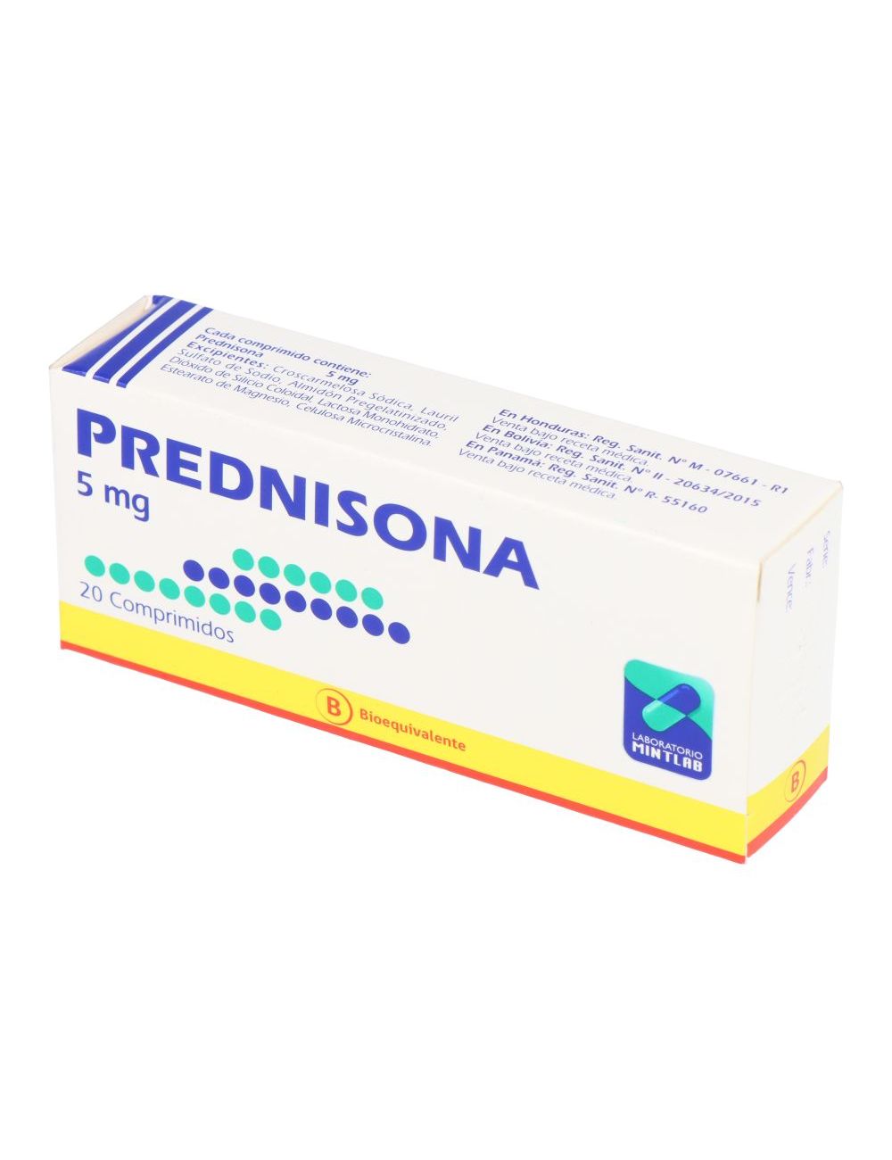 Precio Prednisona 5 mg 20 Comprimidos | Farmalisto CL