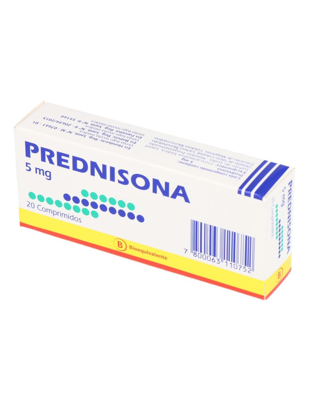 PREDNISONA 5MG 20 COMPRIMIDOS BIOEQUIVALENTE MINTLAB