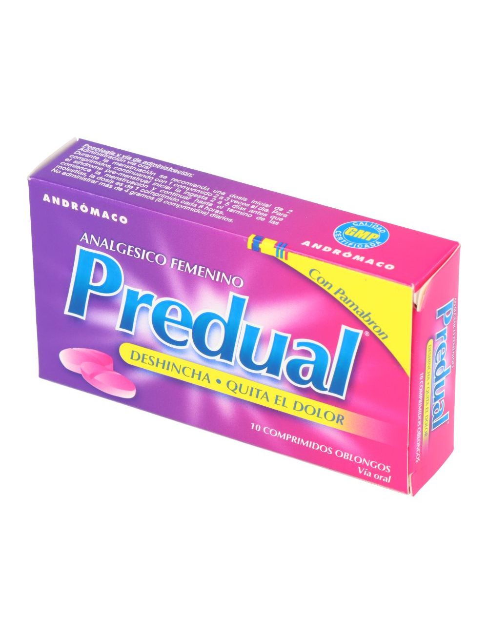 Precio Predual 10 Comprimidos Oblongos | Farmalisto CL