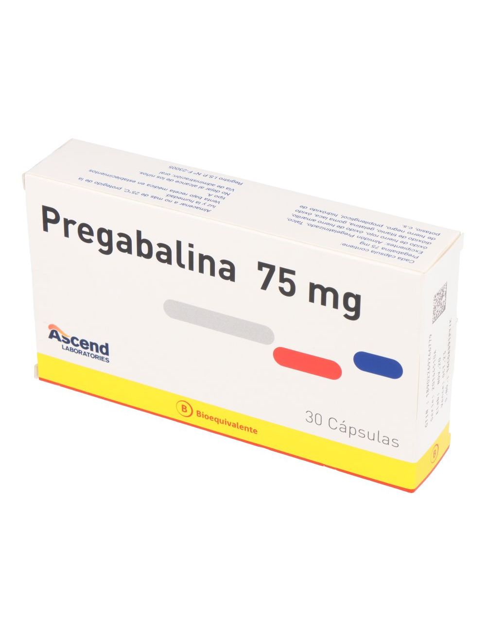 Precio Pregabalina 75 mg 30 Capsulas | Farmalisto CL