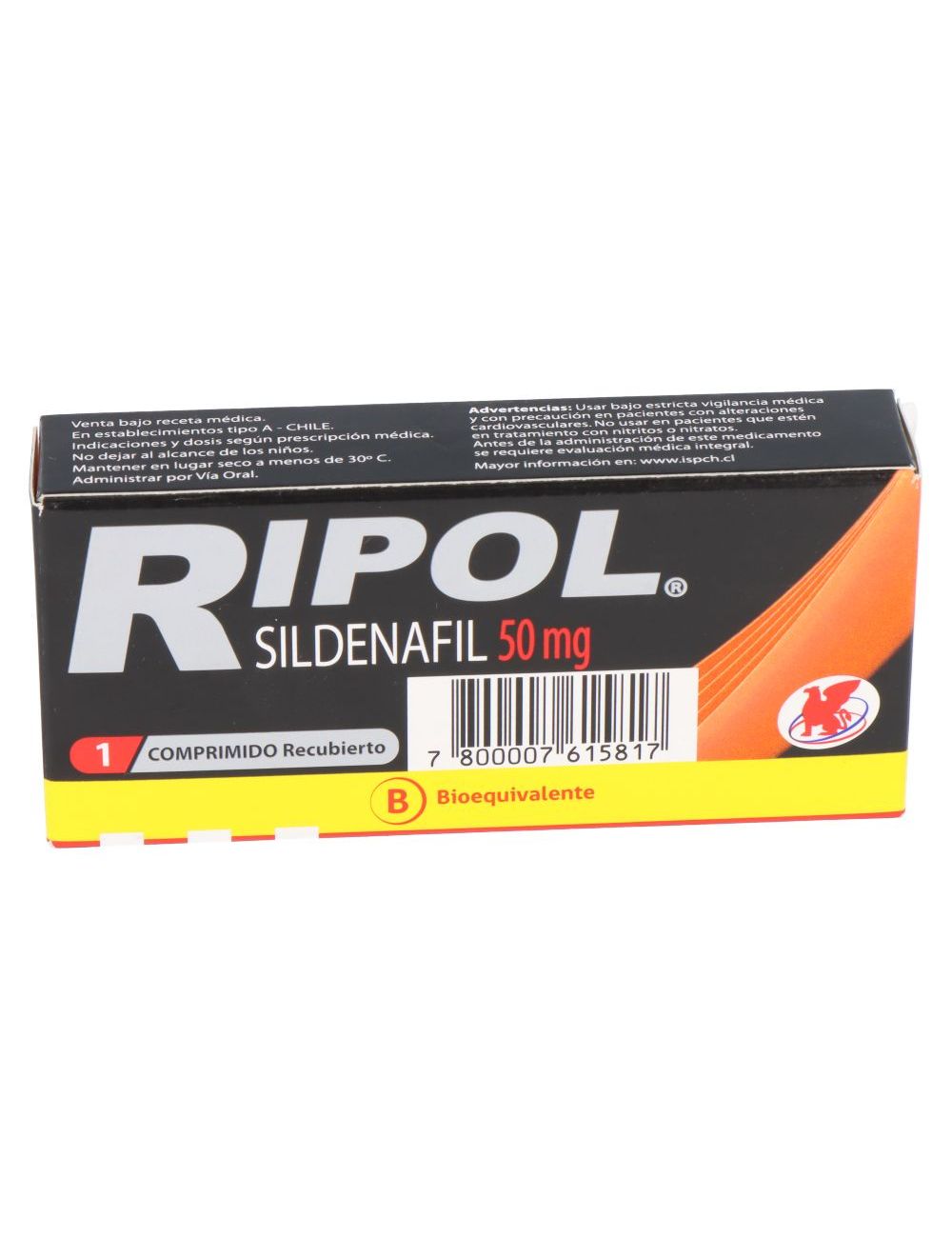 Precio Ripol 50 mg 1 Comprimido Recubierto | Farmalisto CL