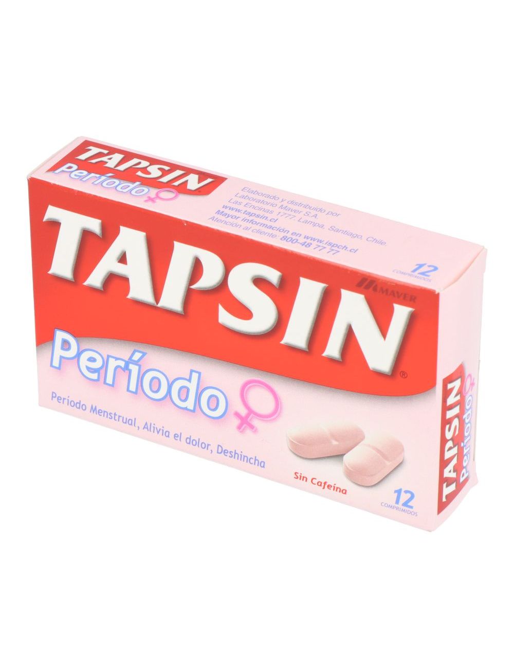 TAPSIN PERIODO 12 COMPRIMIDOS MAVER