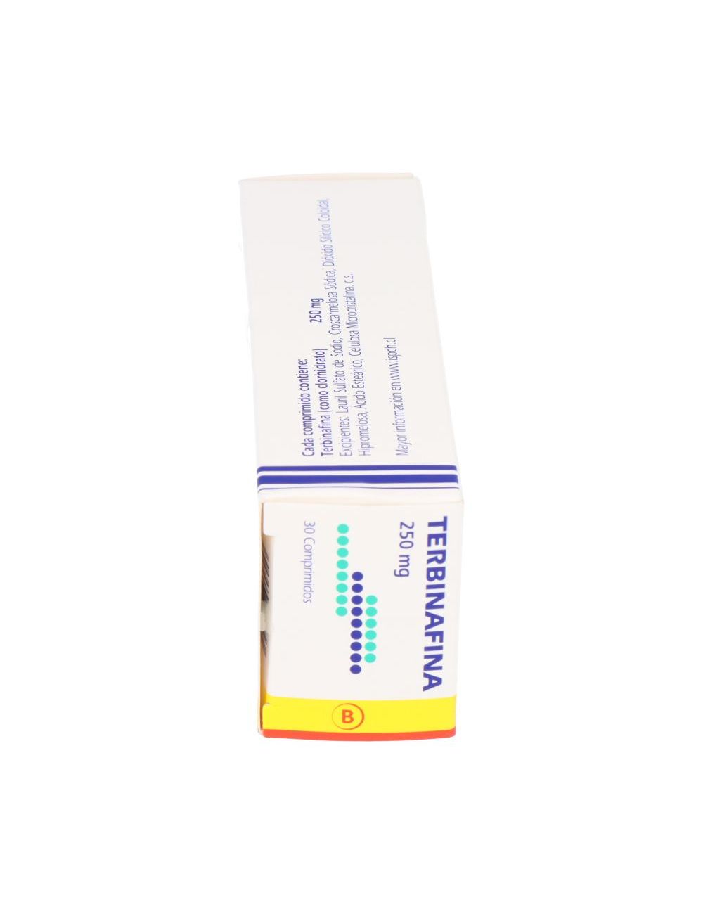 Precio Terbinafina 250 mg 30 Comprimidos | Farmalisto CL
