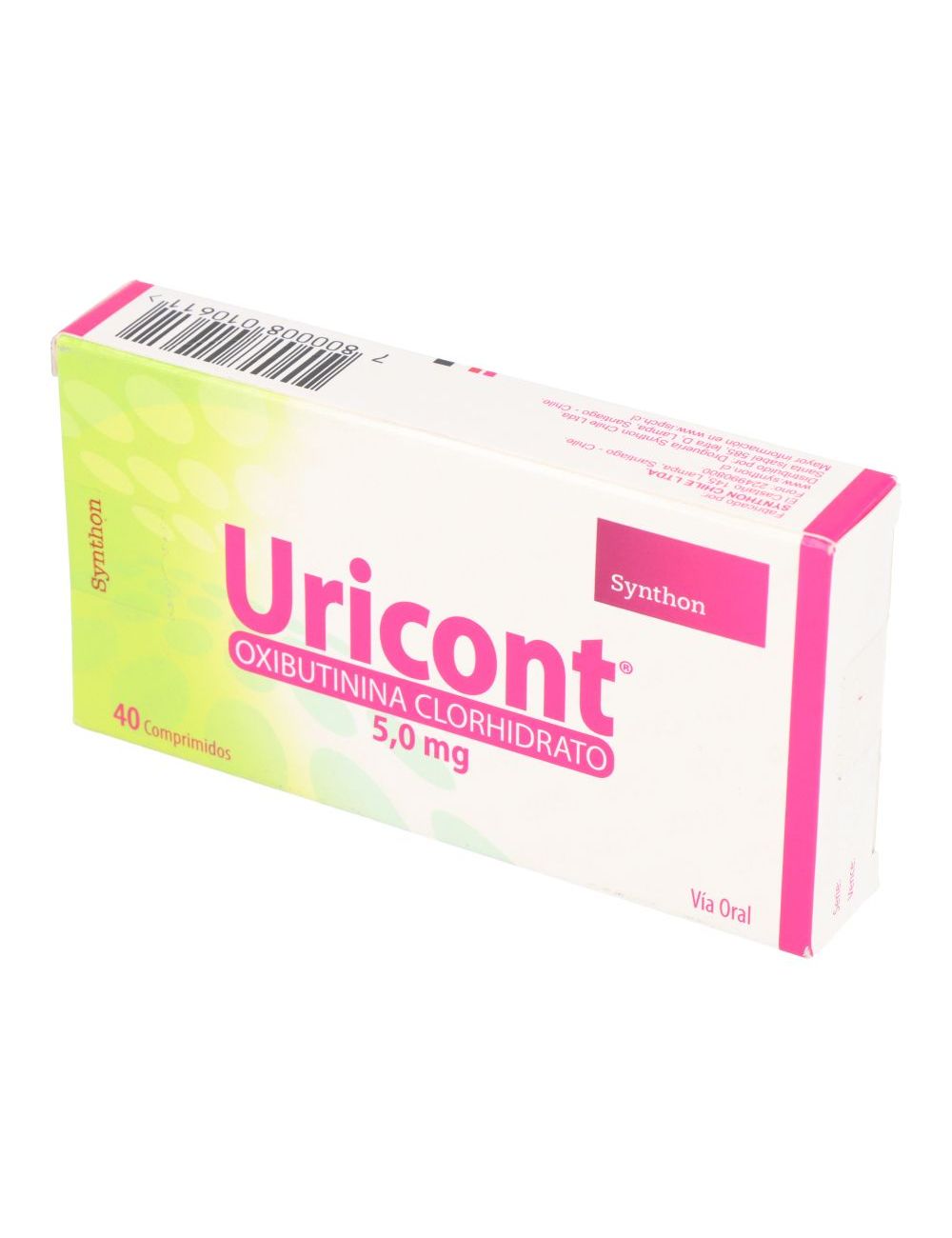 Precio Uricont 5 mg 40 Comprimidos | Farmalisto CL