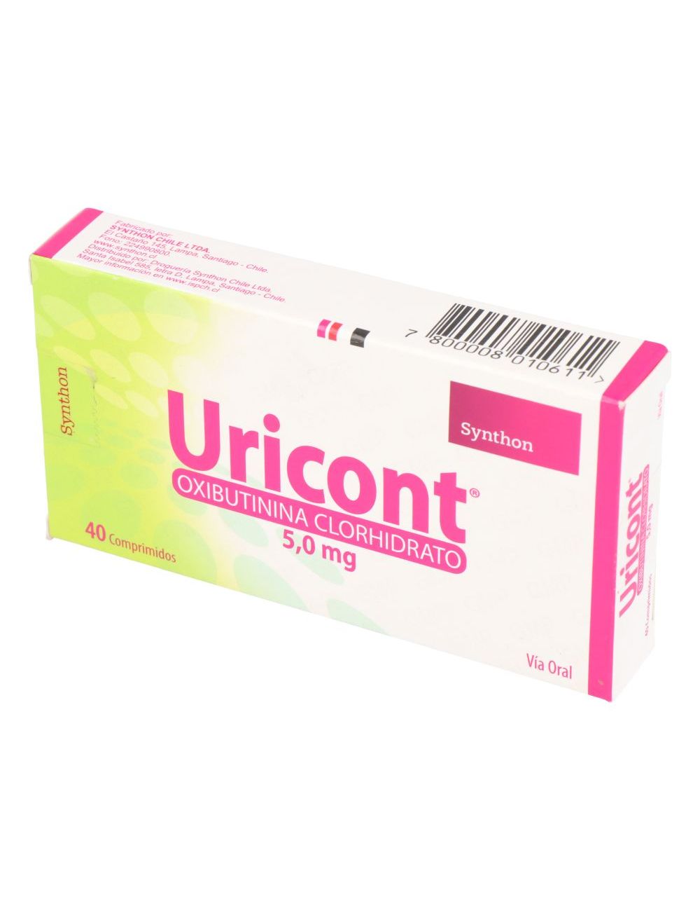 Precio Uricont 5 mg 40 Comprimidos | Farmalisto CL