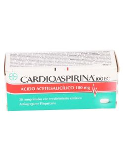 Precio Cardioaspirina 100 mg 20 Comprimidos | Farmalisto CL