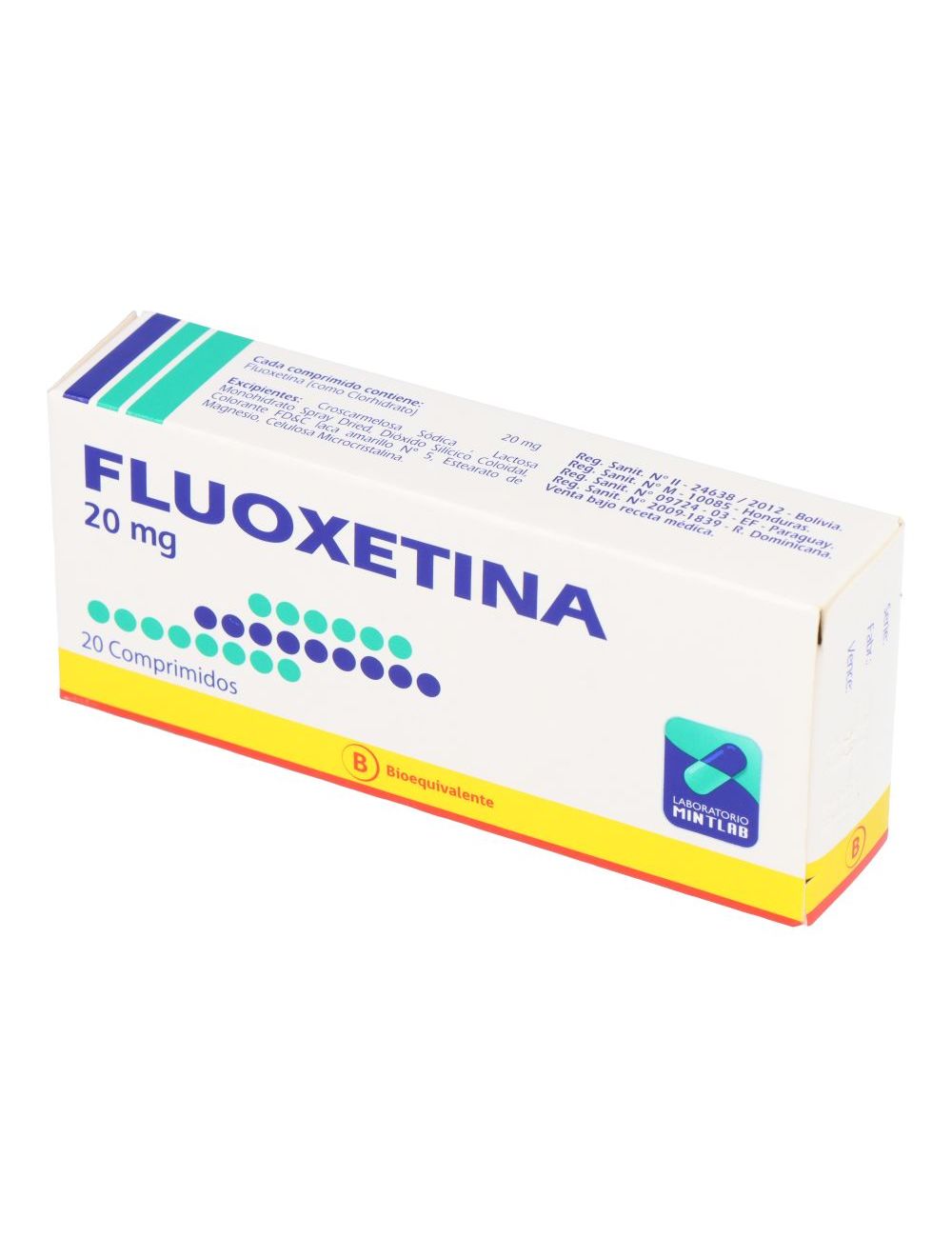 Precio Fluoxetina 20 mg 20 Comprimidos | Farmalisto CL