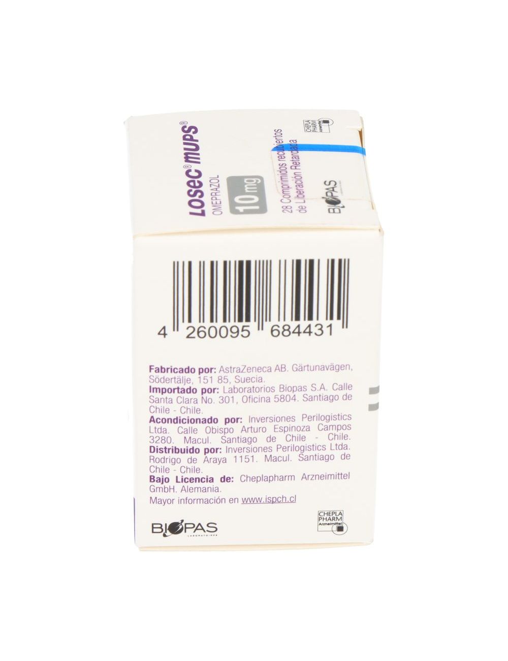 Precio Losec Mups Omeprazol 10 mg 28 Comprimidos | Farmalisto CL