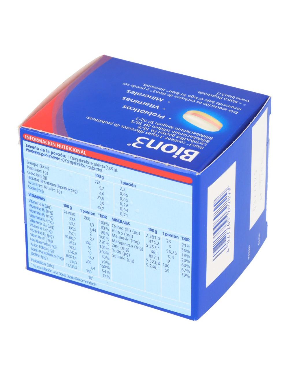 Precio Bion3 30 Comprimidos | Farmalisto CL