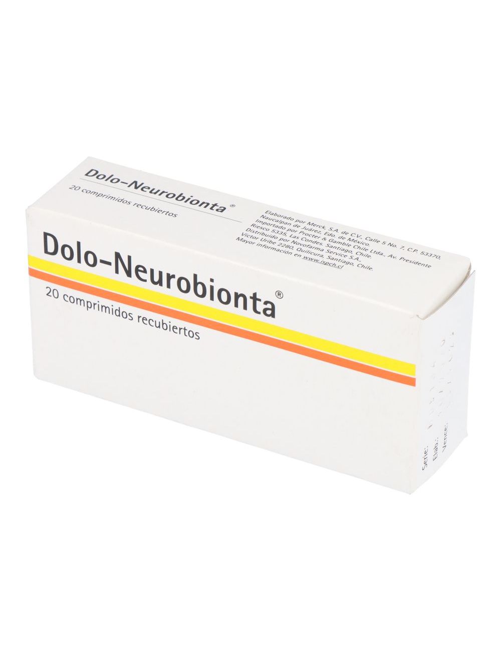 Precio Dolo Neurobionta 50 mg 20 Comprimidos | Farmalisto CL
