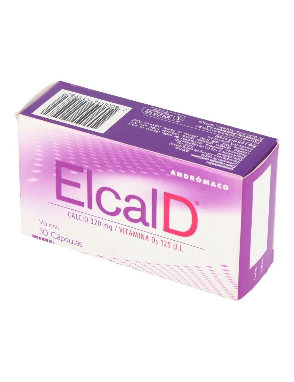 ELCAL D 30 CAPSULAS ANDROMACO