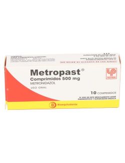 Precio Metropast 500 mg 10 Comprimidos | Farmalisto CL