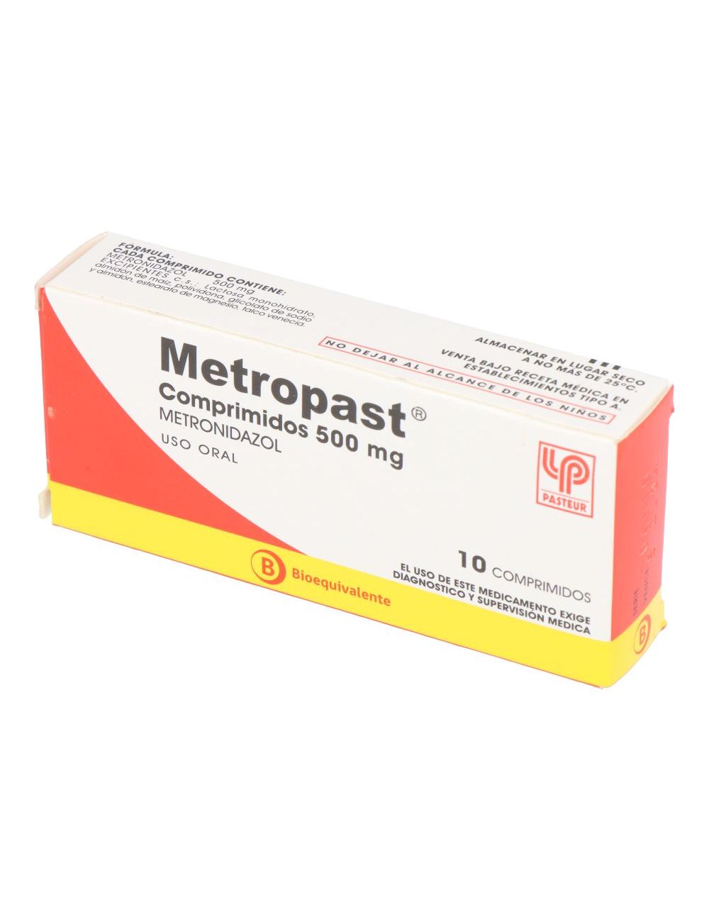 Precio Metropast 500 mg 10 Comprimidos | Farmalisto CL