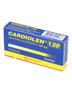 Precio Cardiolen 120 mg 20 Cápsulas | Farmalisto CL