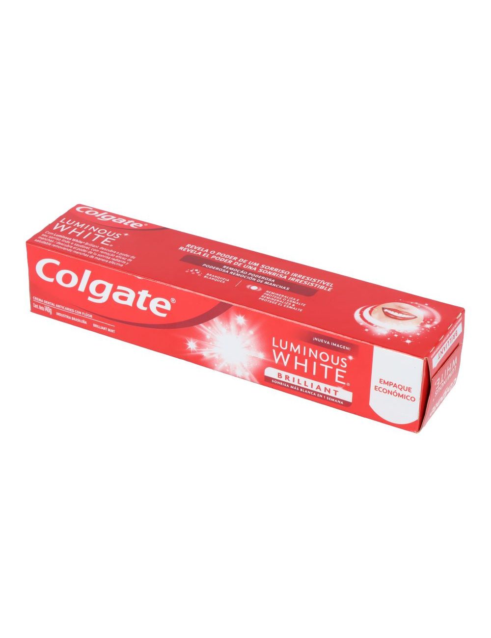 PASTA DENTAL COLGATE LUMINOUS WHITE 140 GR