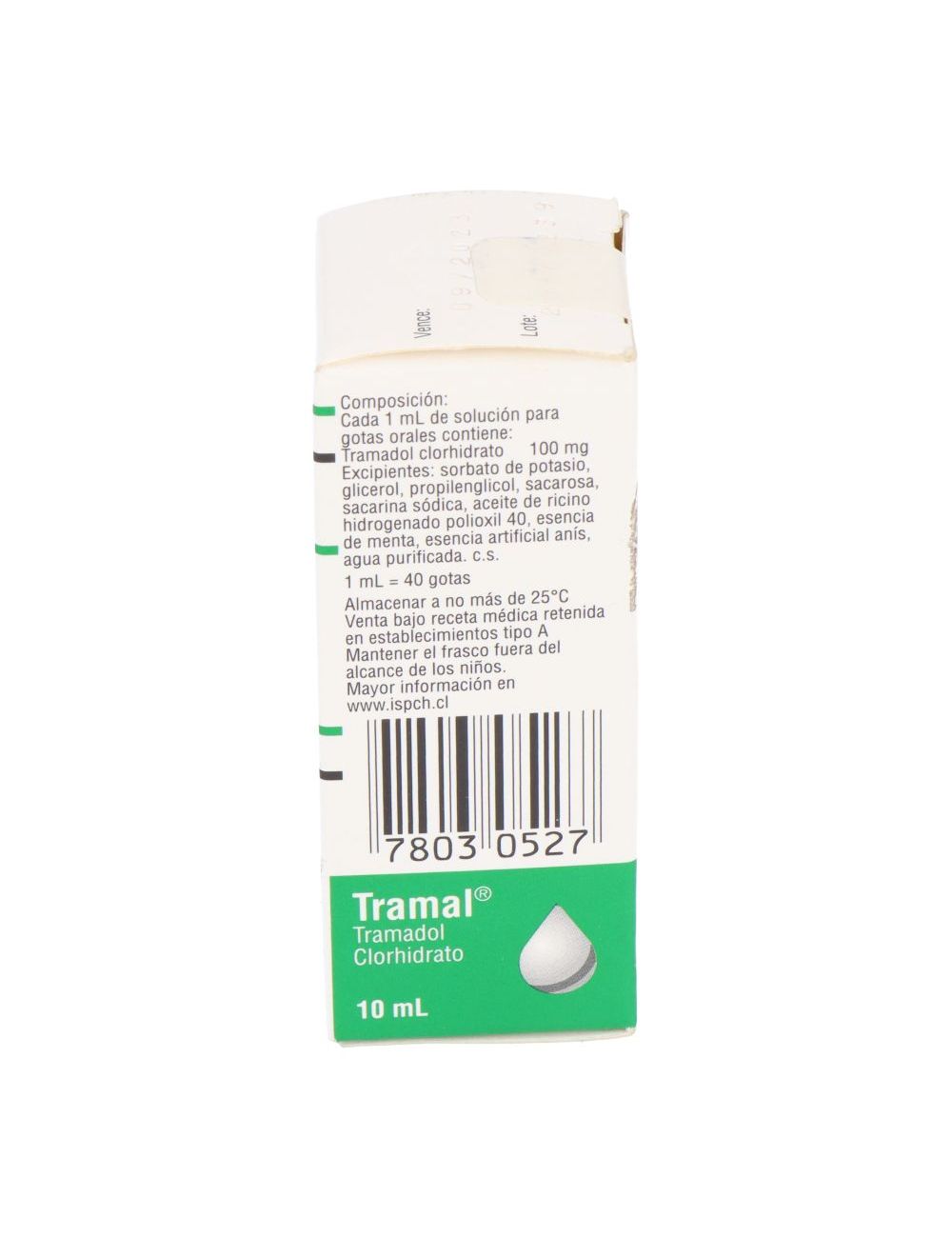 Precio Tramal Solución Oral Gotas 10 mL | Farmalisto CL